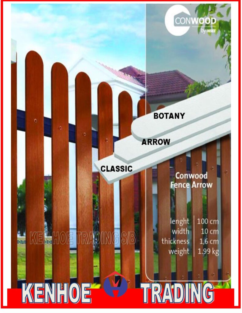 CONWOOD FENCING / PAGAR FIBRE CEMENT – Ken Hoe Trading Sdn. Bhd.